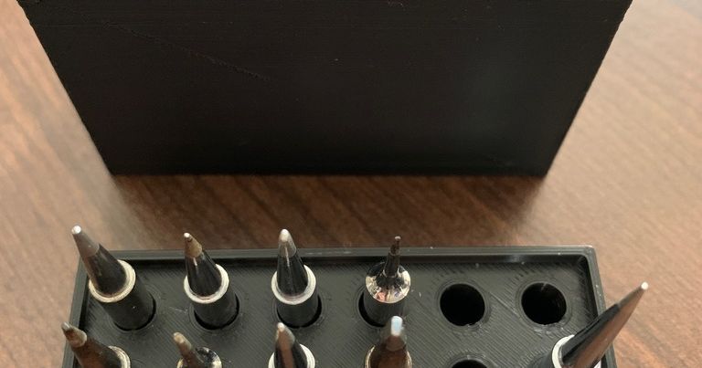 AOYUE Soldering Iron Tip Storage by Raptor King | Download free STL ...