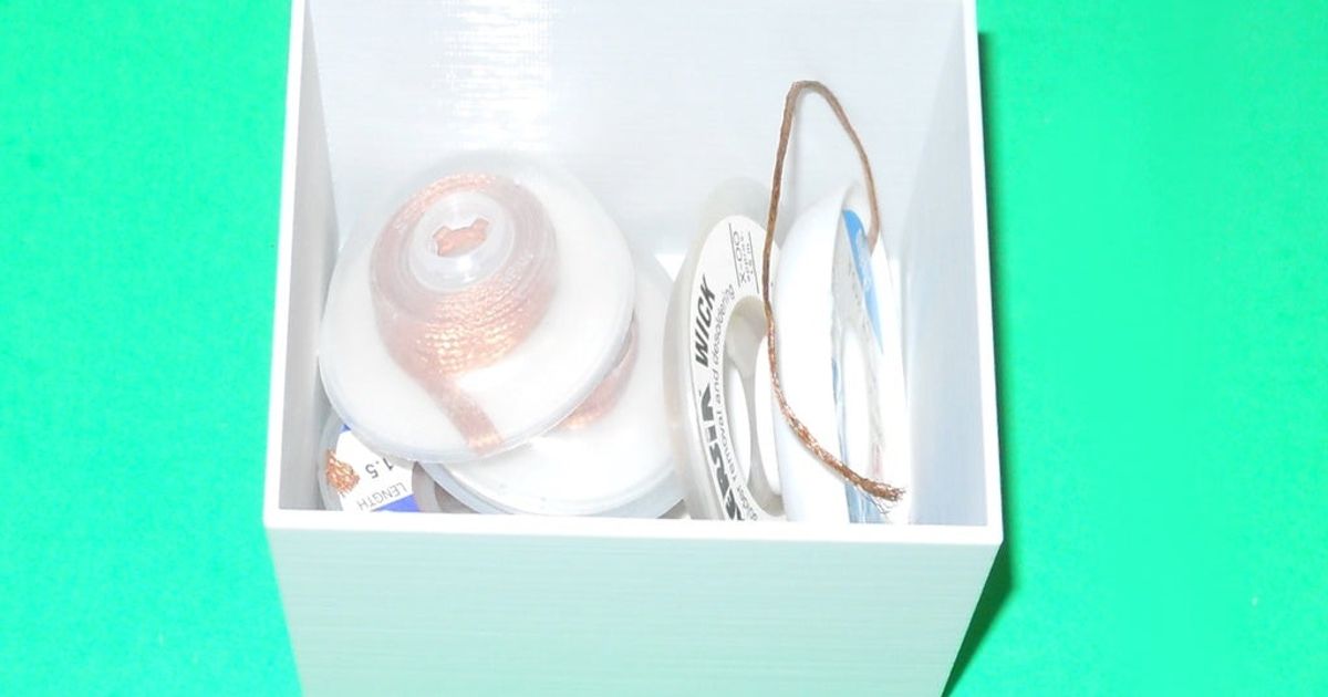 Parametric Open Box by ctheroux | Download free STL model | Printables.com