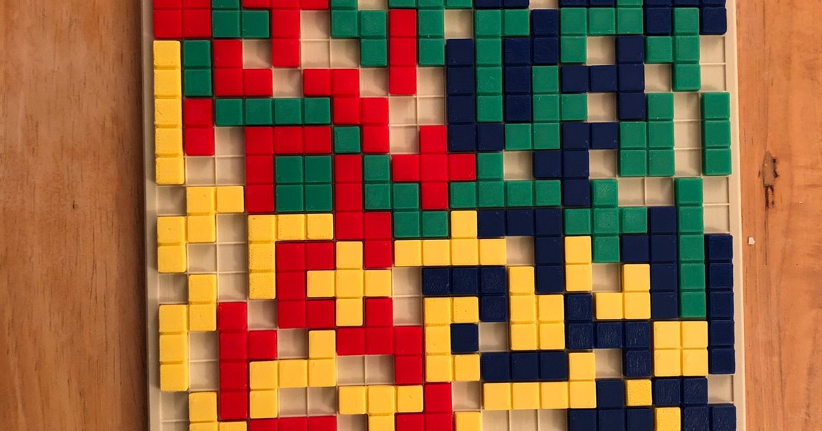 Blokus foldable board - game set par MERoy | Téléchargez gratuitement ...
