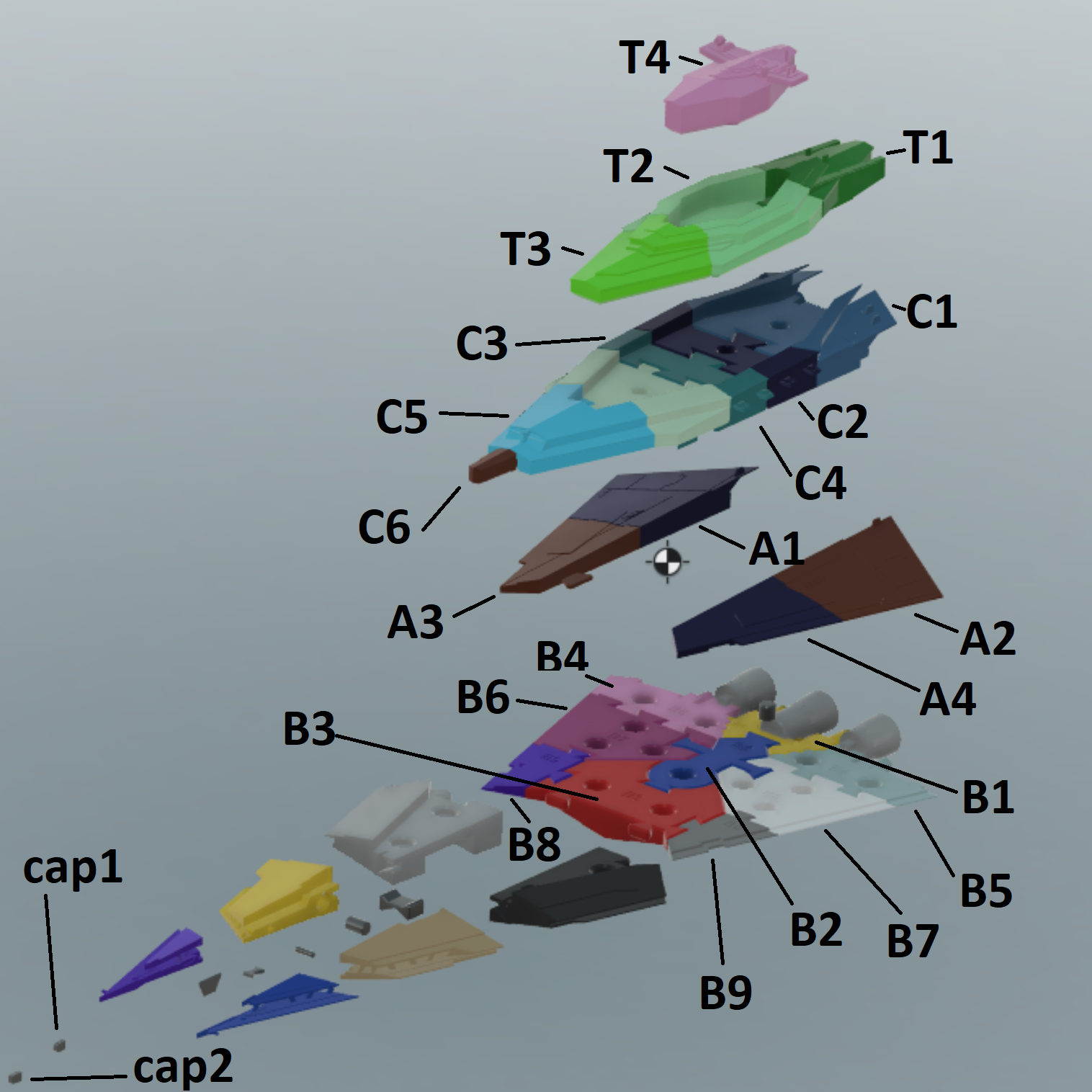 Resurgent class Star Destroyer - 1:3000 scale by Lionel SAVOCA ...