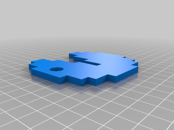 Pacman Luggage Tag by Betsy Weber | Download free STL model ...