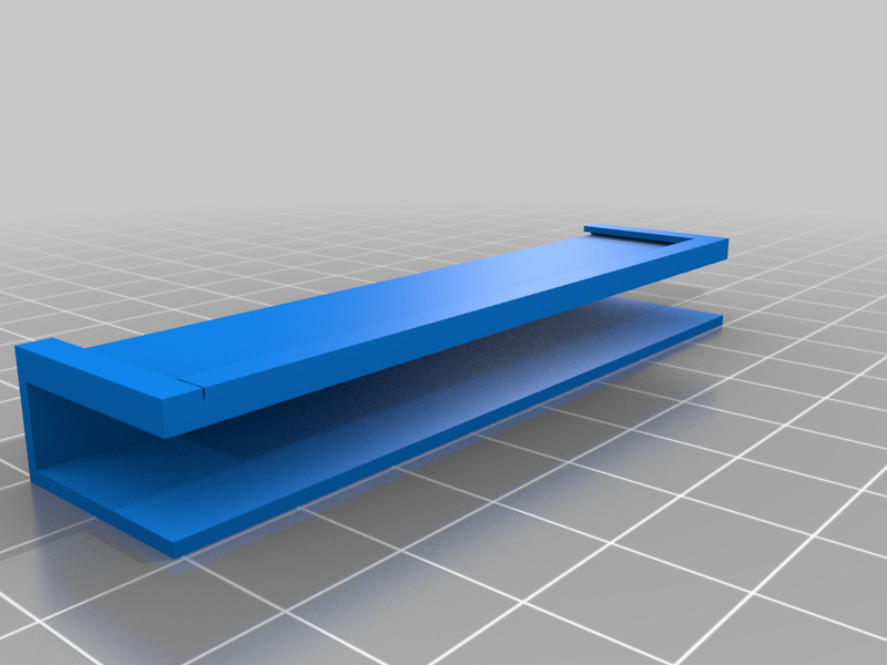 4 inches x 0.7 inches Label Holder by ctheroux | Download free STL ...