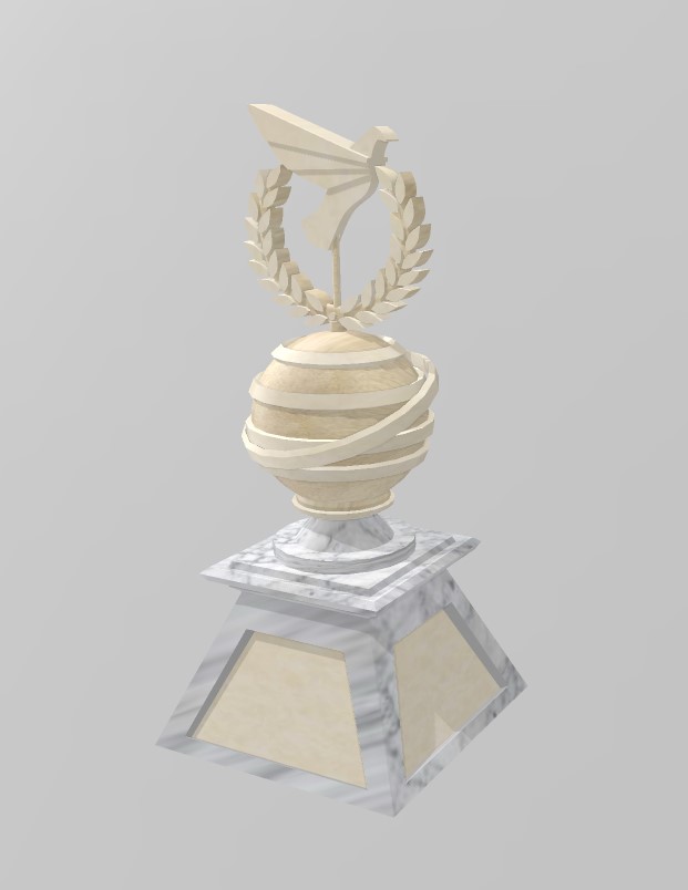 Peaceful Dove Customizable Trophy by Kay Brandt | Download free STL ...