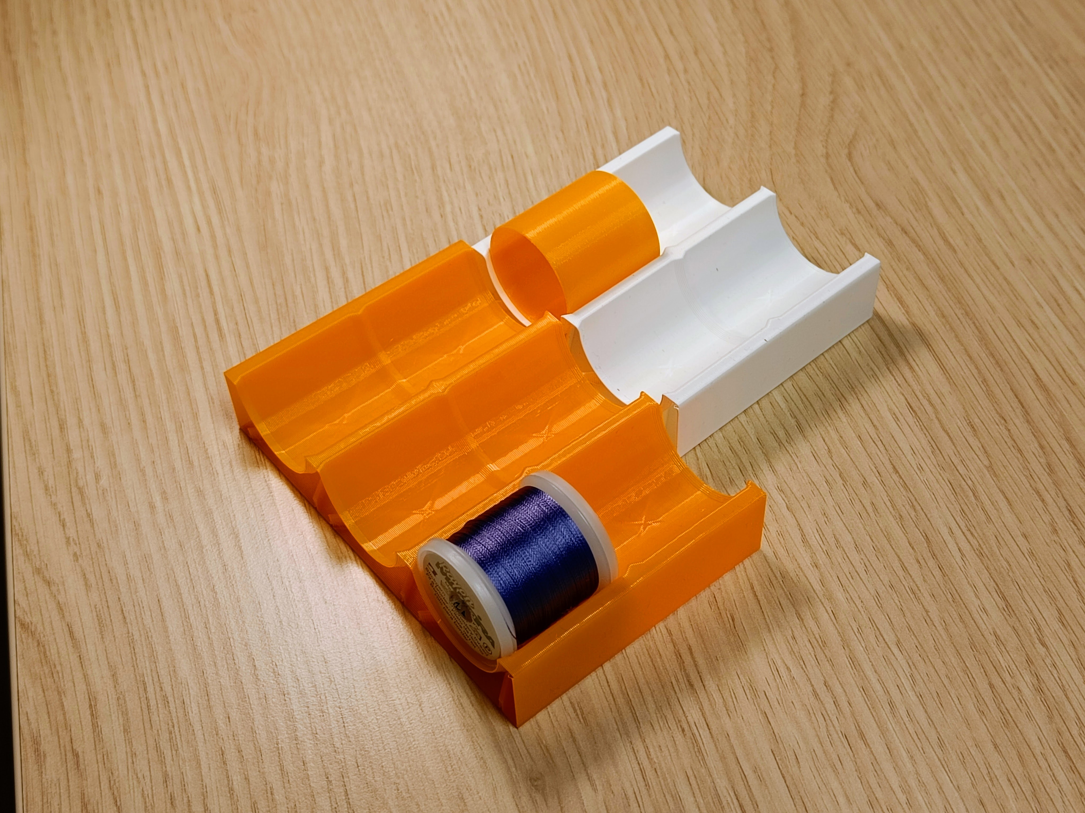 Parametric vase-mode thread spool rack by 0x4C4A | Download free STL ...