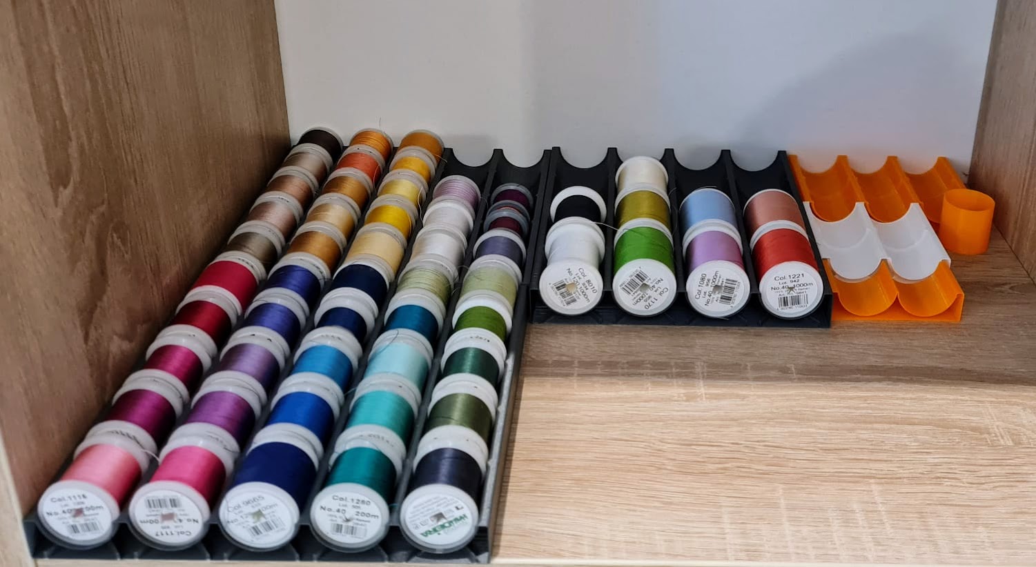 Parametric vase-mode thread spool rack by 0x4C4A | Download free STL ...