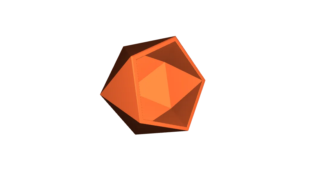 Icosahedron (d20) container by miziomon | Download free STL model ...