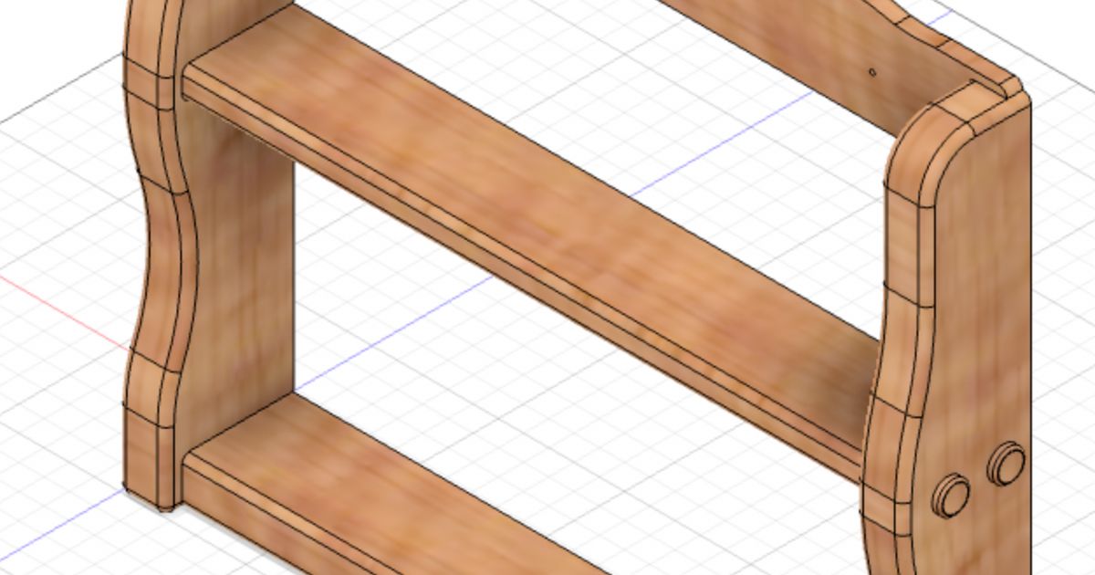 Simple Spice Rack by LarryD | Download free STL model | Printables.com