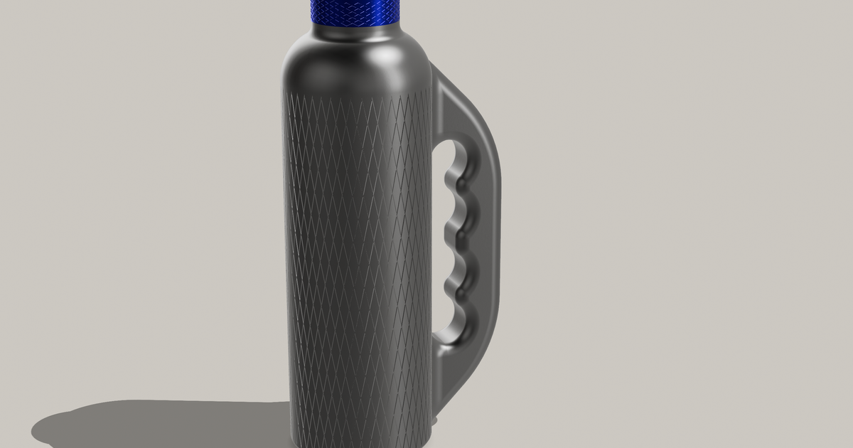 Bottle with Handle by andyroo770 | Download free STL model | Printables.com