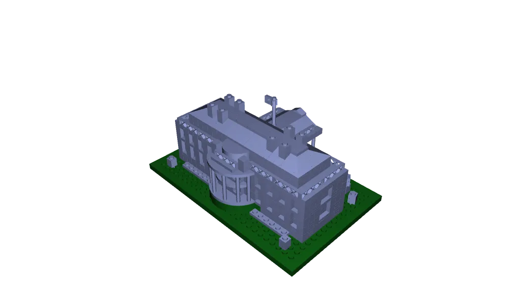Lego White House by JpValle | Download free STL model | Printables.com