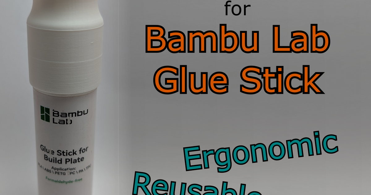 Cap Helper for Bambu Lab Glue Stick by adalovebass | Download free STL ...