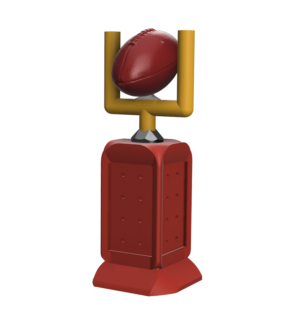 Football Traveling Trophy by NZ | Download free STL model | Printables.com