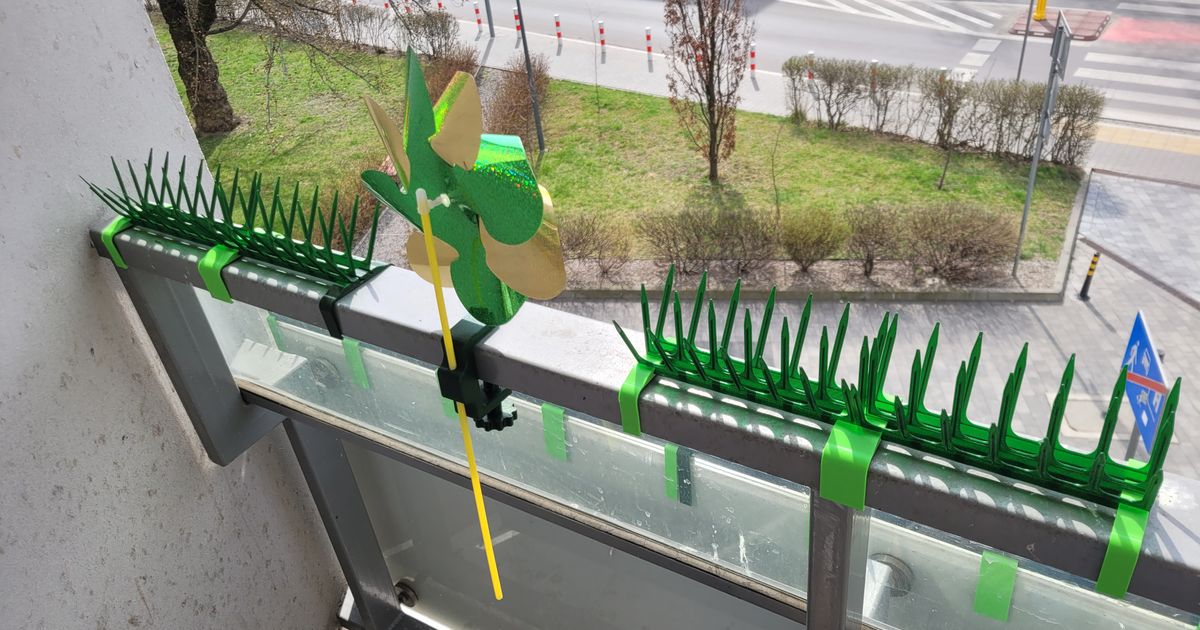 Modular bird spikes by grappeq | Download free STL model | Printables.com