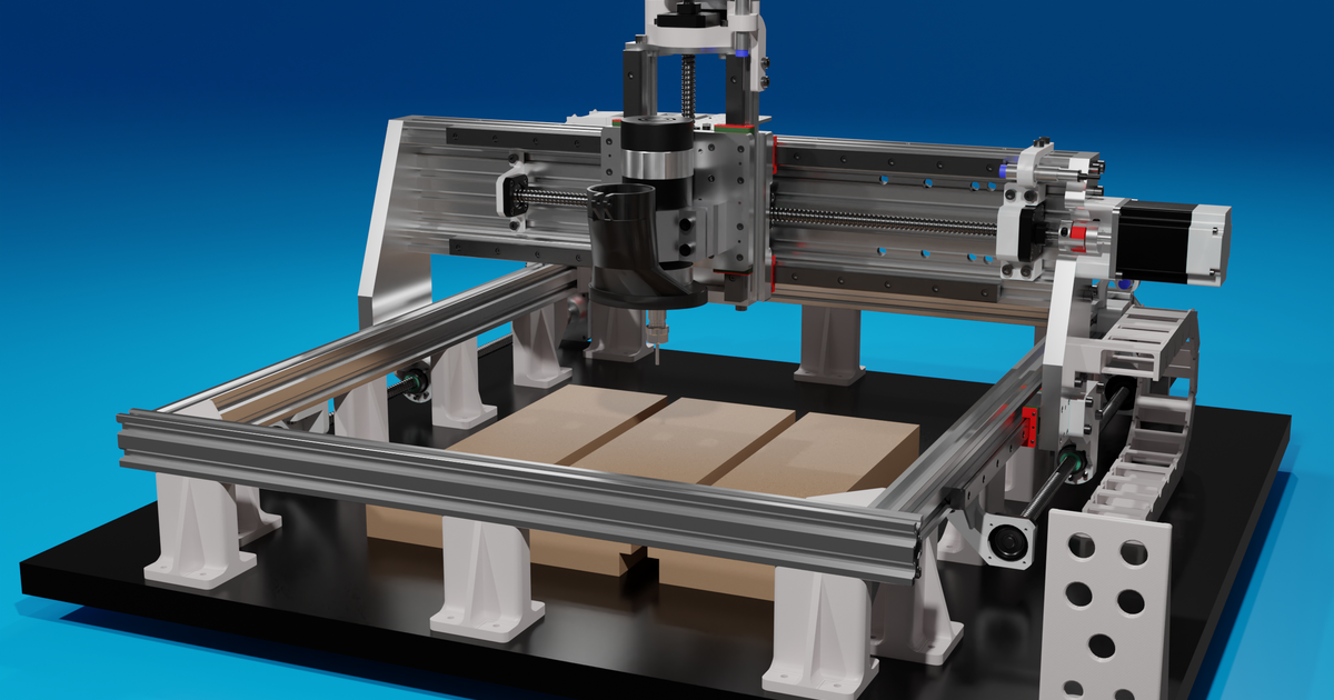 Aluminum CNC router | PACE by Sir Kuhnhero | Download free STL model ...