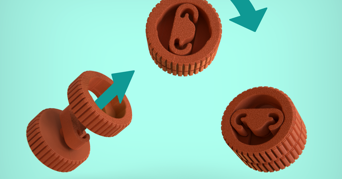 Rotating Lock Fidget Toy by The3Designer | Download free STL model ...