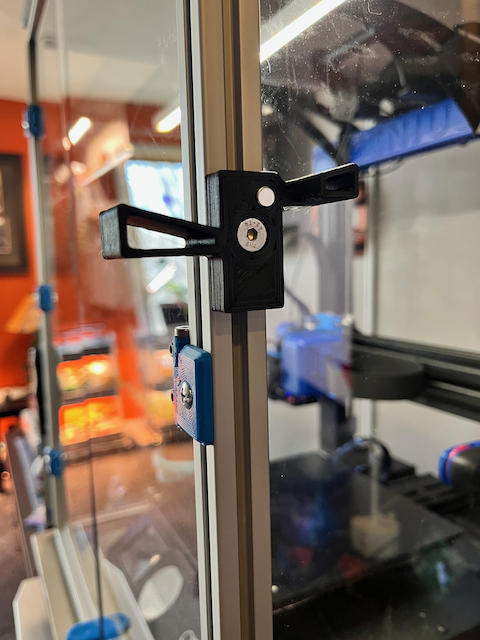Extrusion profile printer enclosure accessory set - hooks, holders and ...