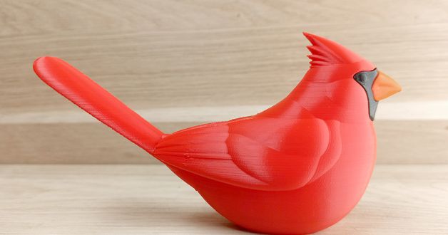 Sitting Northern Cardinal por GreenCopper | Descargar modelo STL ...