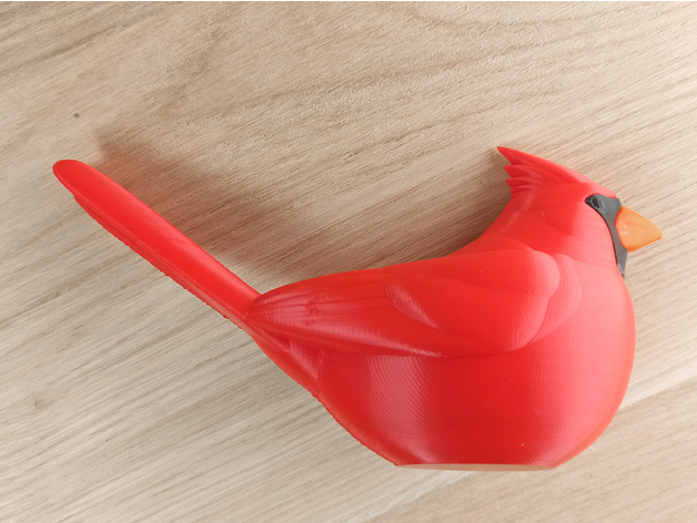 Sitting Northern Cardinal by GreenCopper | Download free STL model ...