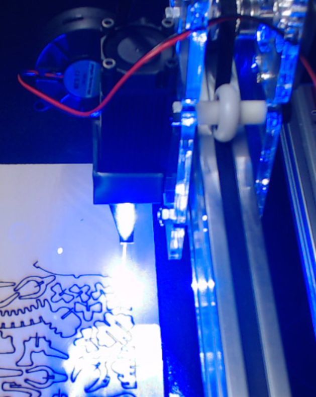 Laser Cutter Air Assist 30x30 + Radial Fan 5015 by Adrian Beer ...