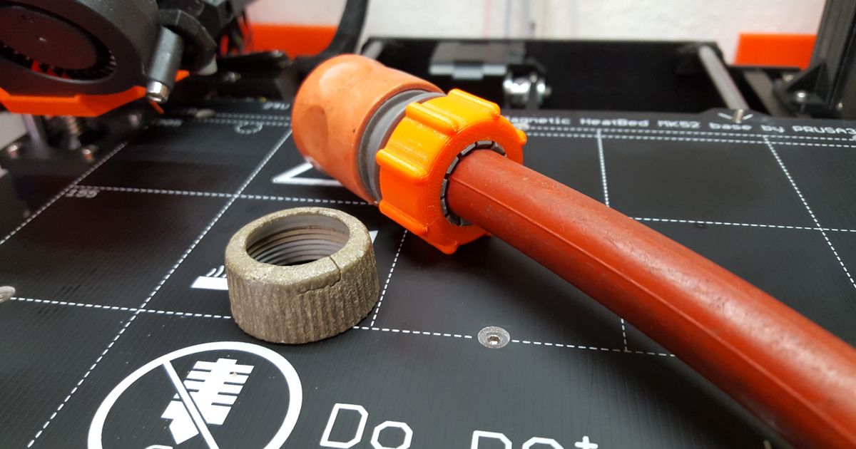 Gardena Spannmutter für 1/2" Schnellkupplung by Sound-Maker | Download ...