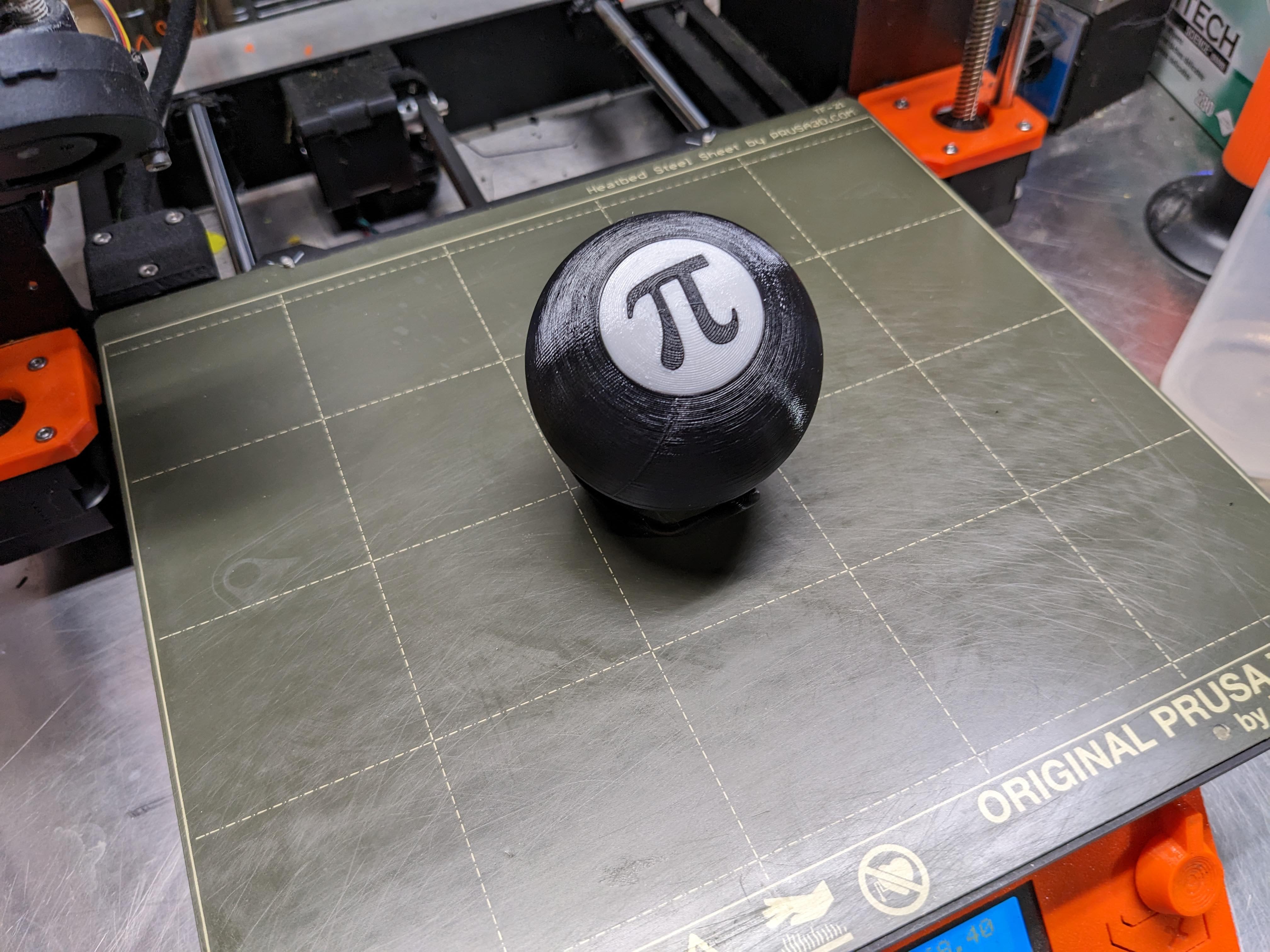 Pi Ball - Math Ball Series by kaje | Download free STL model ...