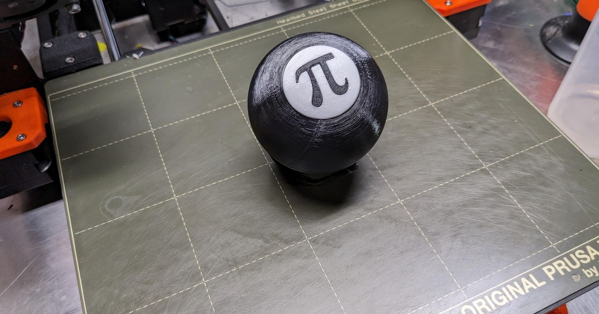 Pi Ball - Math Ball Series by kaje | Download free STL model ...