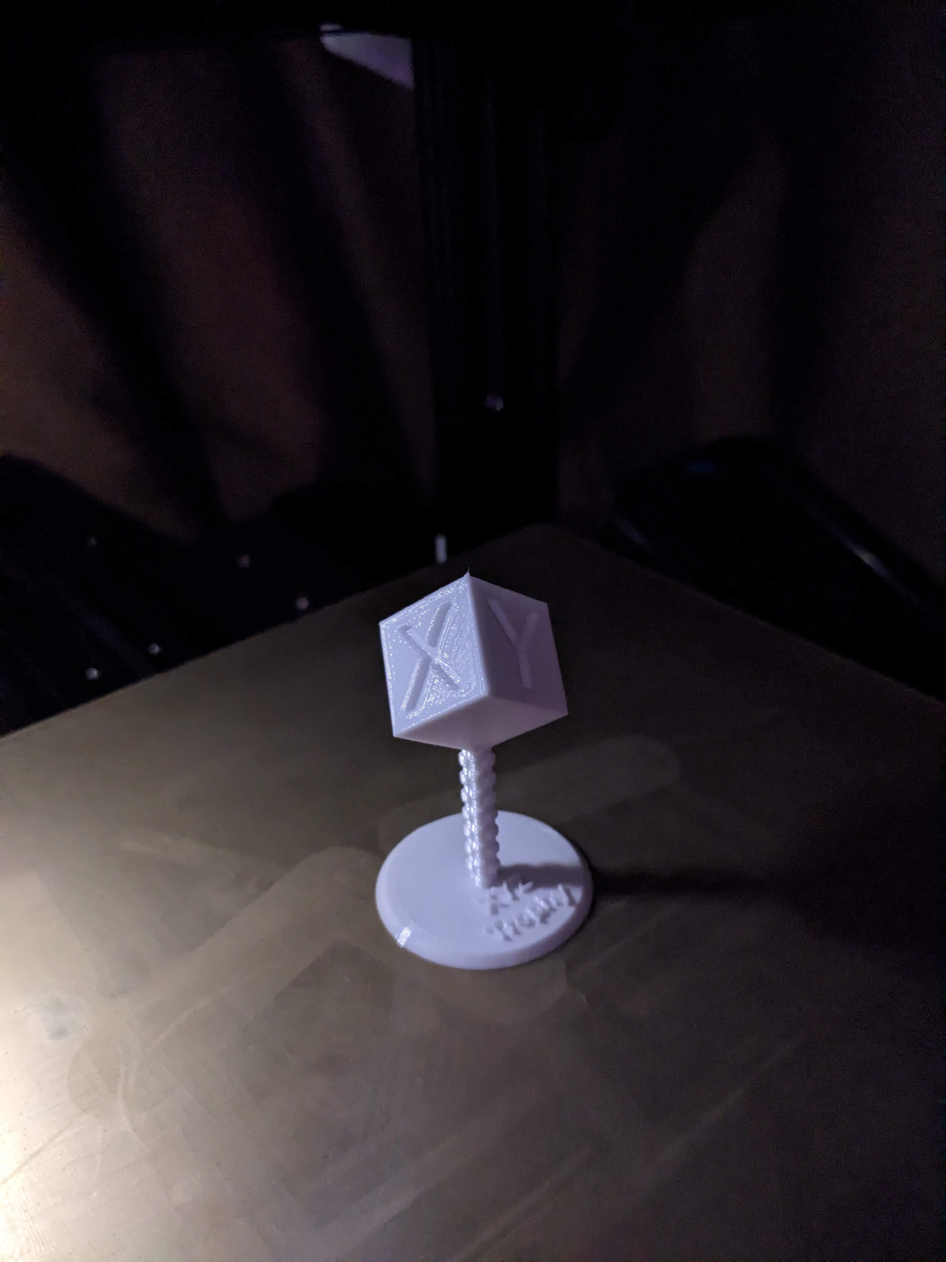 XYZ calibration cube trophy by Justeksas | Download free STL model | Printables.com