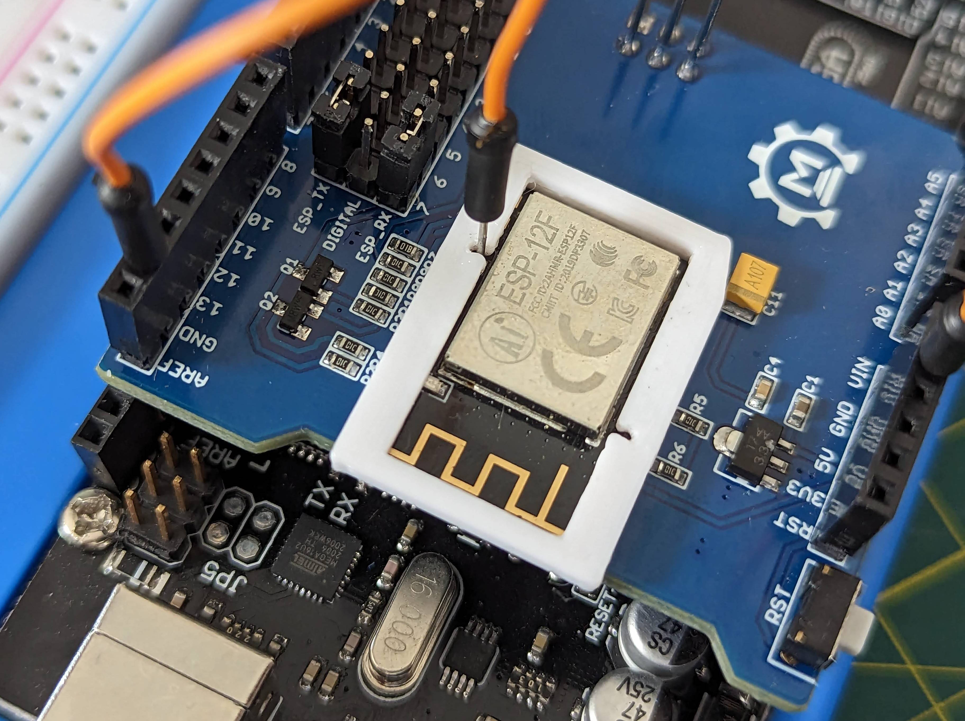 Soldered ESP-8266 flashing frame by el_pablo | Download free STL model ...