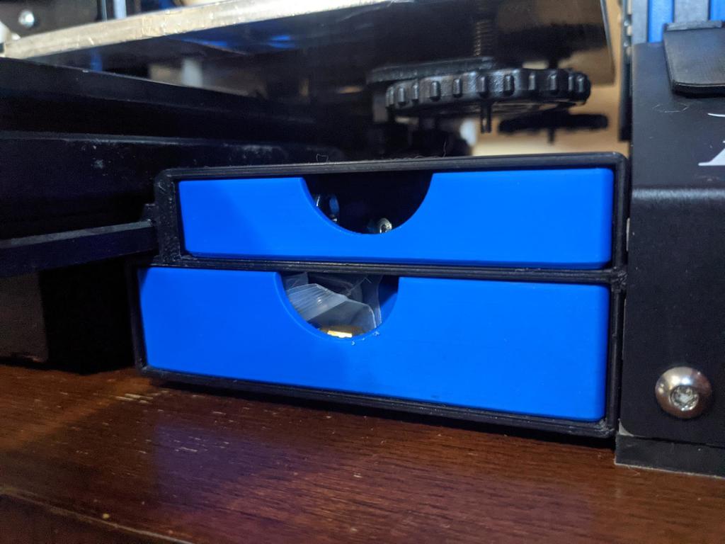 Ender 3 Pro Double Drawers With Finger Holes by Dracrius | Download ...
