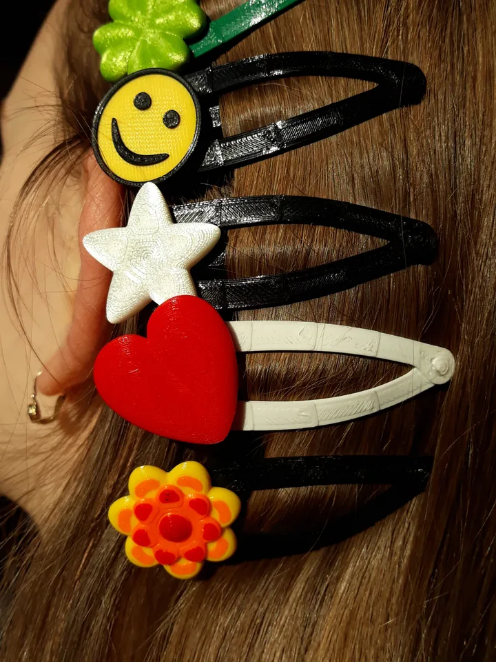 Snap hair clip by rorys3D | Download free STL model | Printables.com
