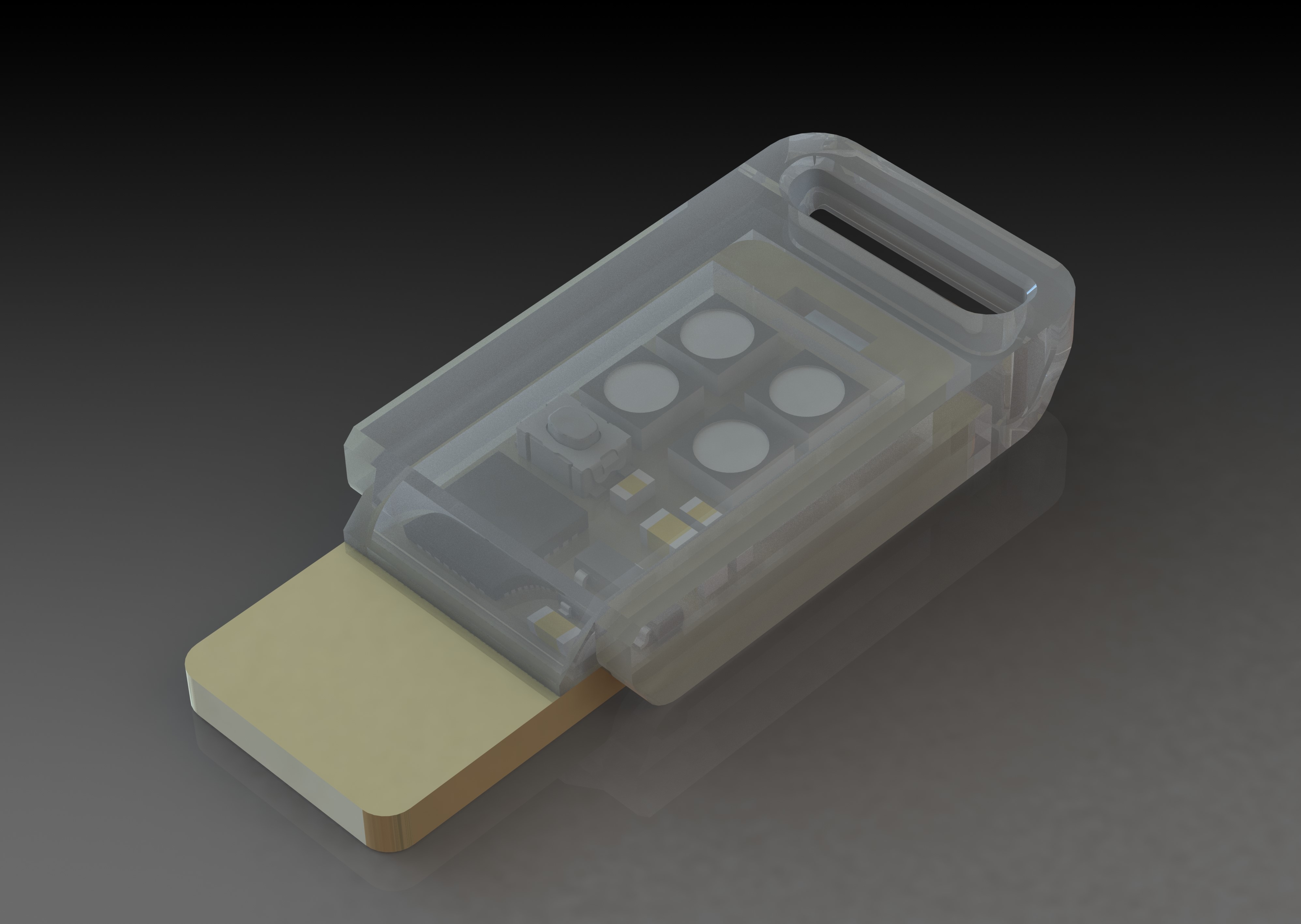 Adafruit Neo Trinkey Keychain Cover By Aboho Download Free Stl Model