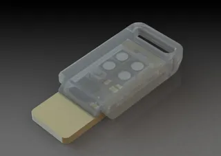 Adafruit Trinkey QT2040 Case by Spacehuhn | Download free STL model ...