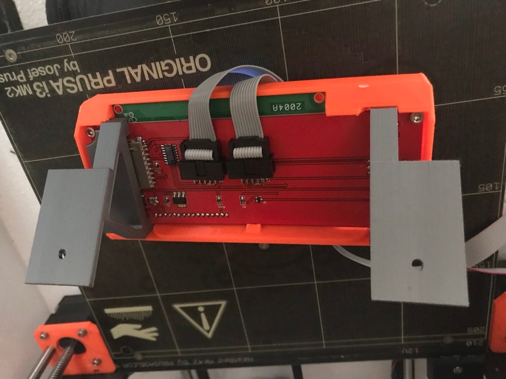 Prusa i3 Mk2 LCD Mount Holder Bracket by JRD | Download free STL model ...