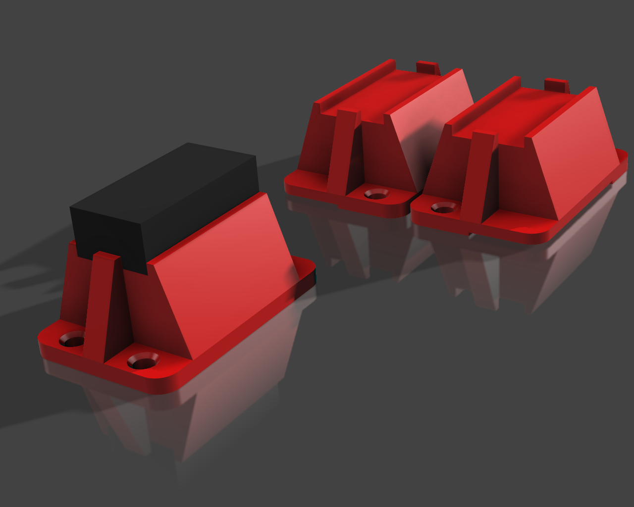 Ender 3 v2 feet risers (22mm) by Justeksas | Download free STL model ...