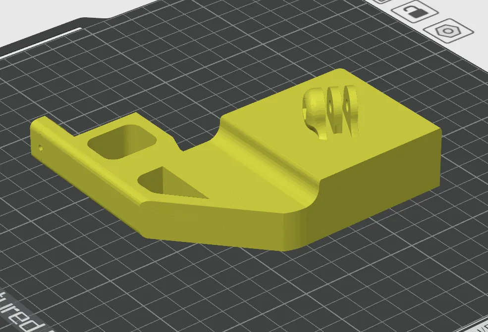 Bambu Labs P1P GoPro Mount by Stebe | Download free STL model ...