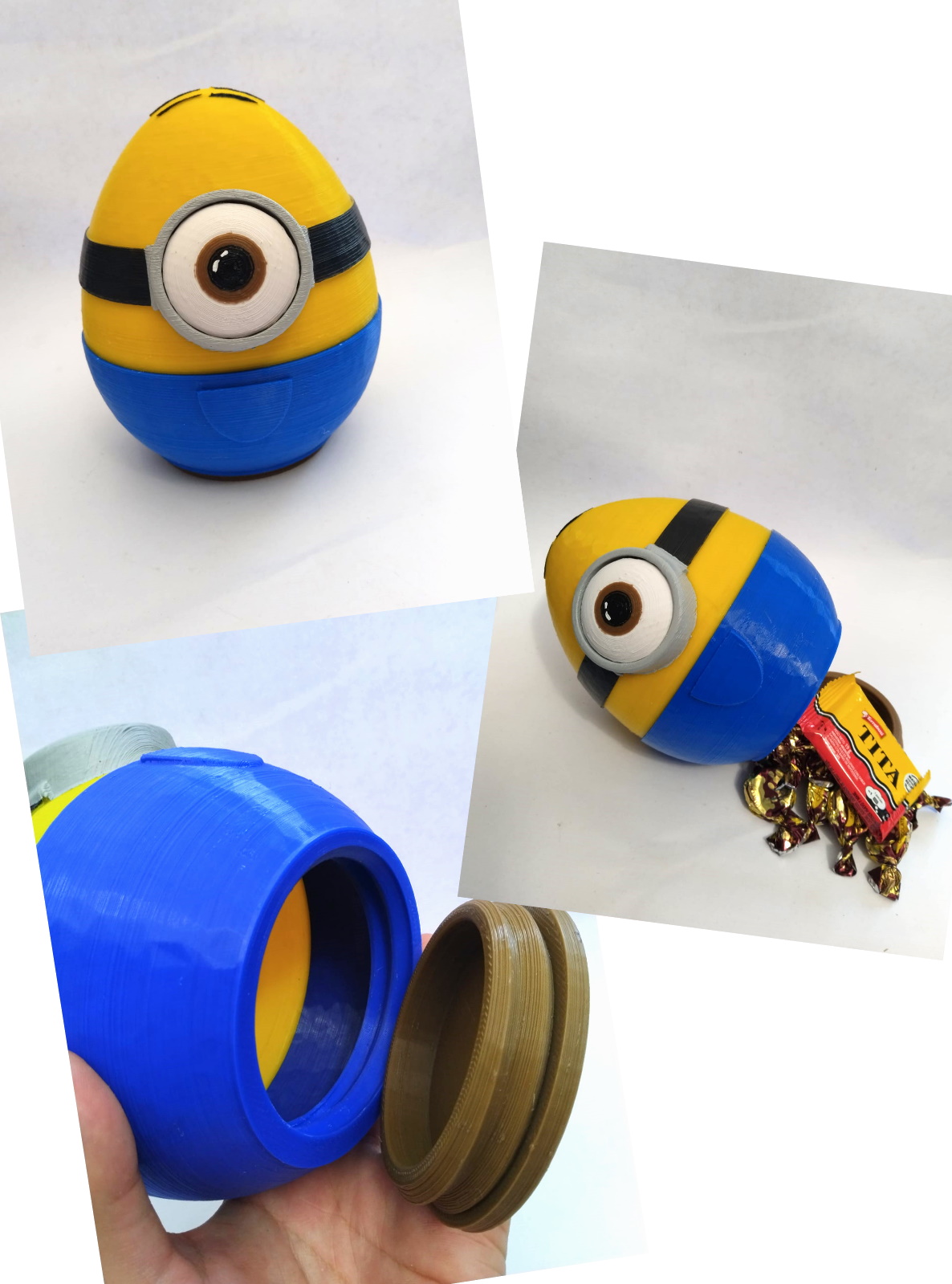 Minion Easter Egg by Pixel 3D | Download free STL model | Printables.com