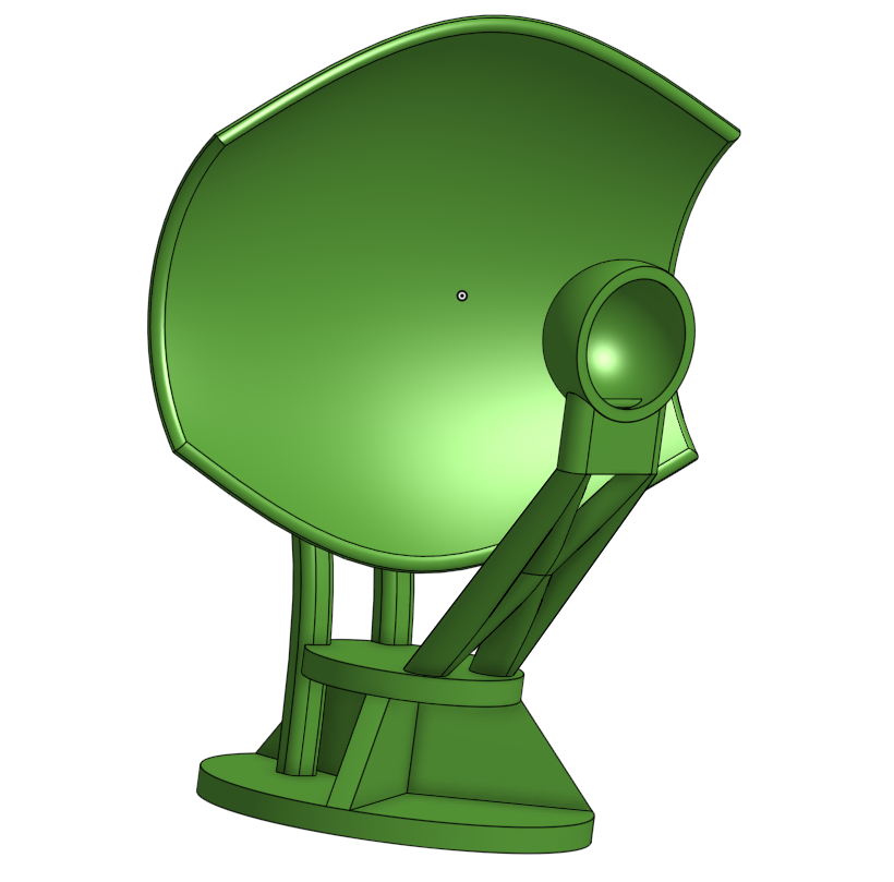 Radar dish support for HLK-LD2410C motion sensor mmW 24GHz by sabin ...