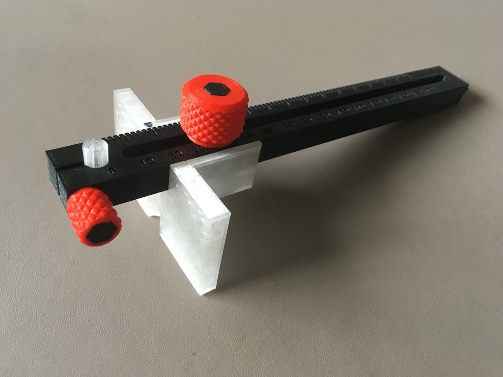 Woodworking Marking Gauge Tool REMIX (100% printed, no bolts) by ...