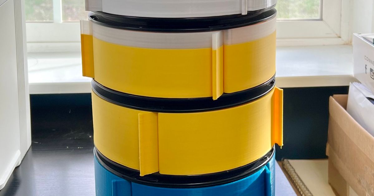 HatchBox Spool Tower by Aaron Nance | Download free STL model ...