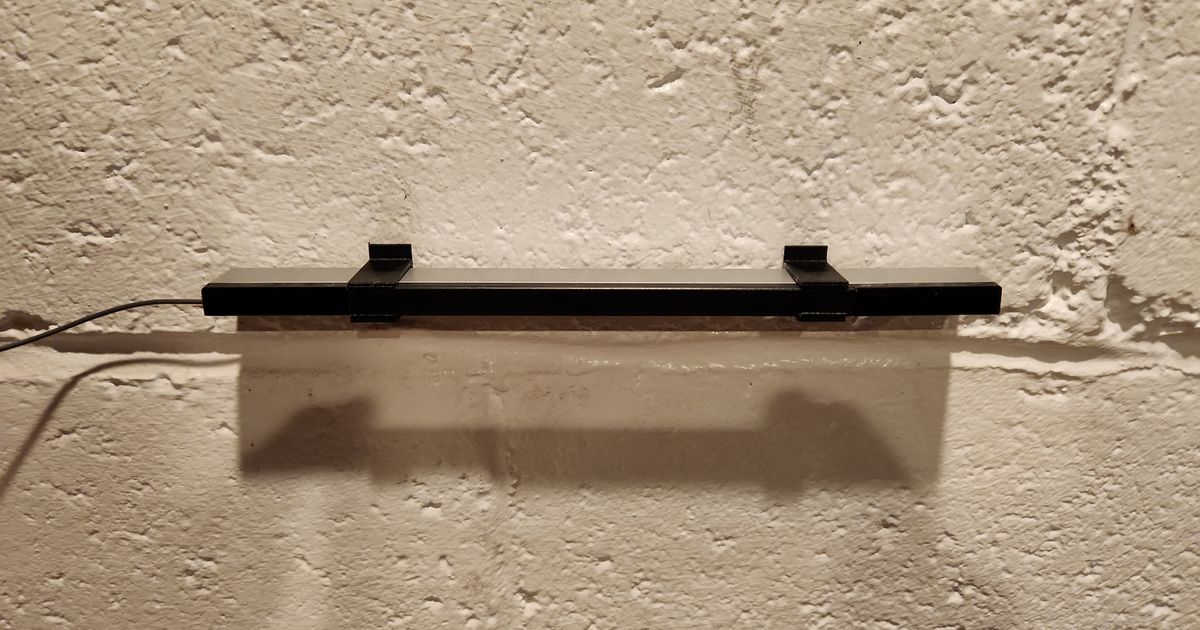 Nintendo Wii Sensor Bar Vertical Holder by enahs | Download free STL ...