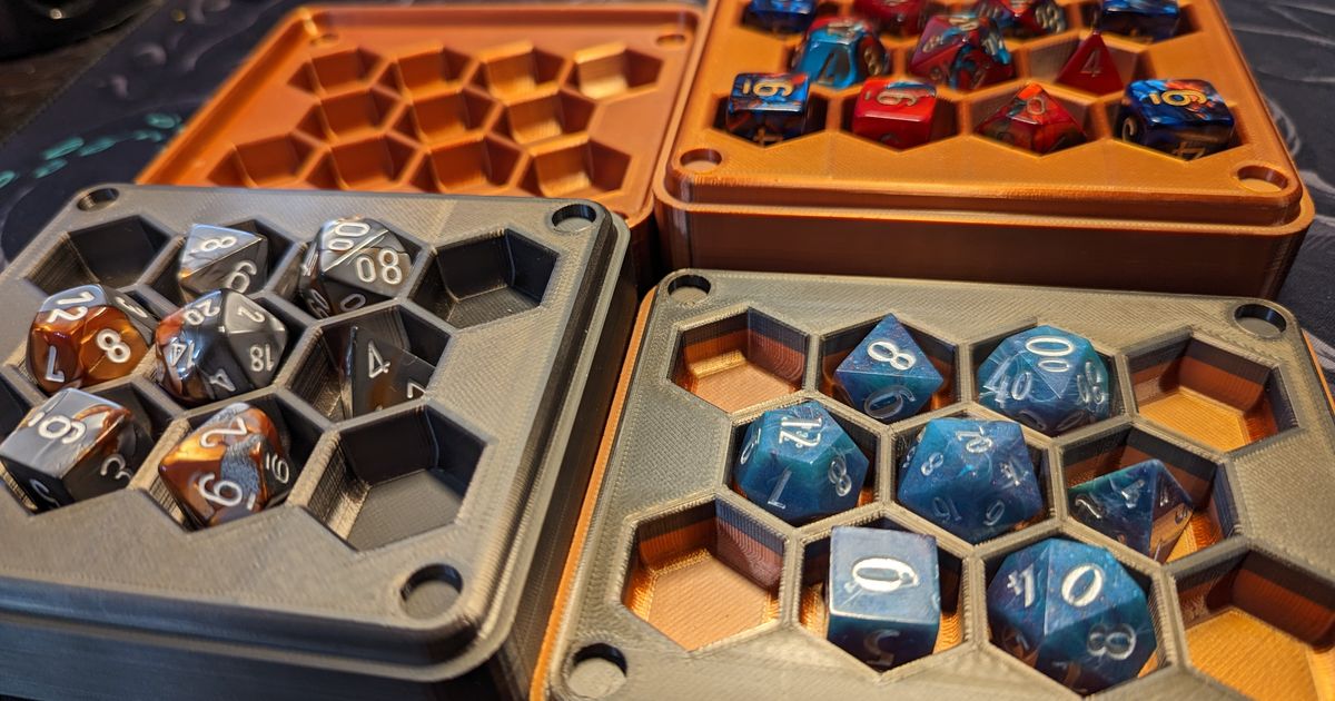 Rectangular Magnetic Stacking Dice Box For Custom Logos by jstiles ...