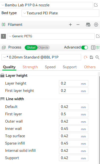 P1P Slim Bambu Lab Original Glass Slim (8mm) Frame by J D | Download ...
