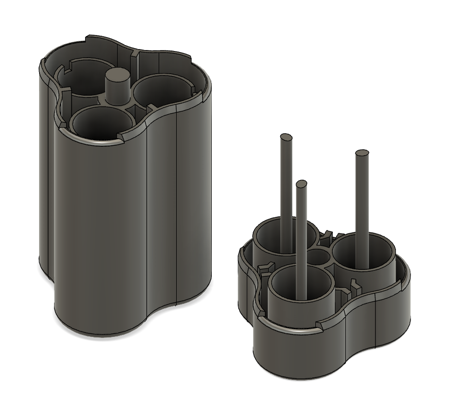 Nerf 3 Darts Shell by Bzibilsk | Download free STL model | Printables.com