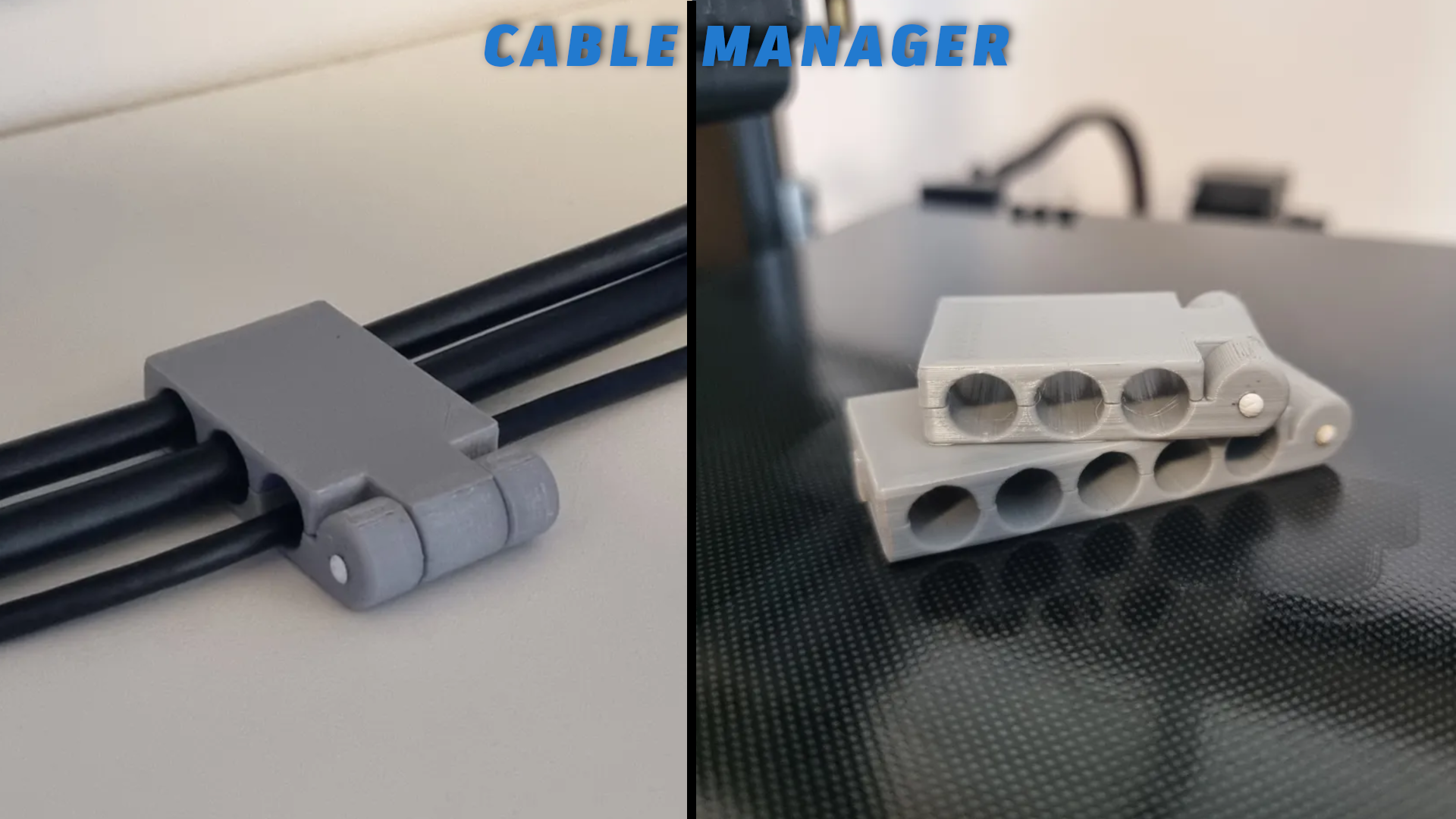 Cable manager by Kay | 3D Models | Download free STL model | Printables.com