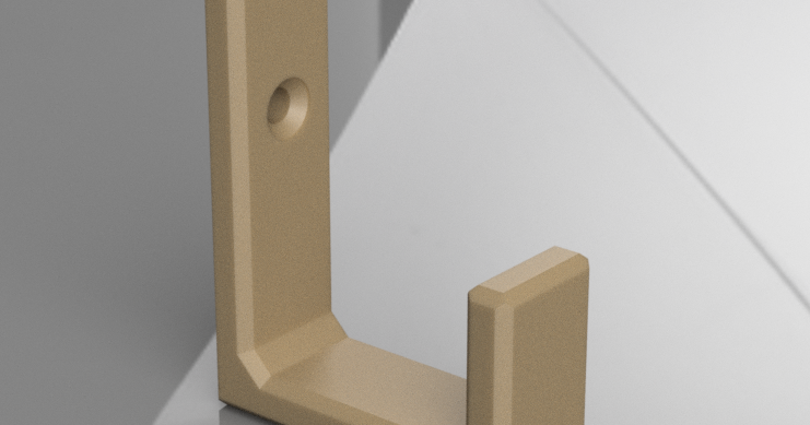 Hook for wall mounting by mbzirsch | Download free STL model ...