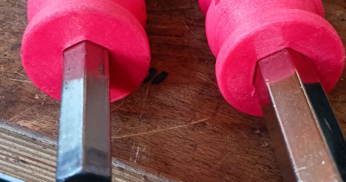 Allen (hex) key handle 14 and 17 mm by Lucasa77 | Download free STL ...