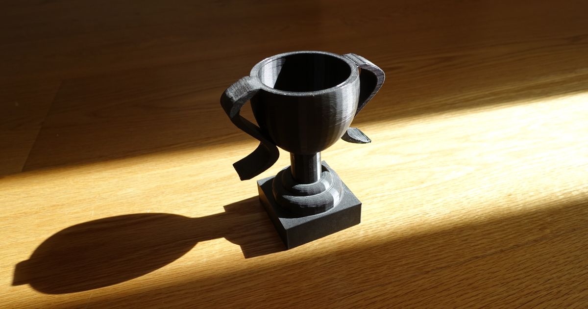 Simple trophy by Cool printables | Download free STL model | Printables.com