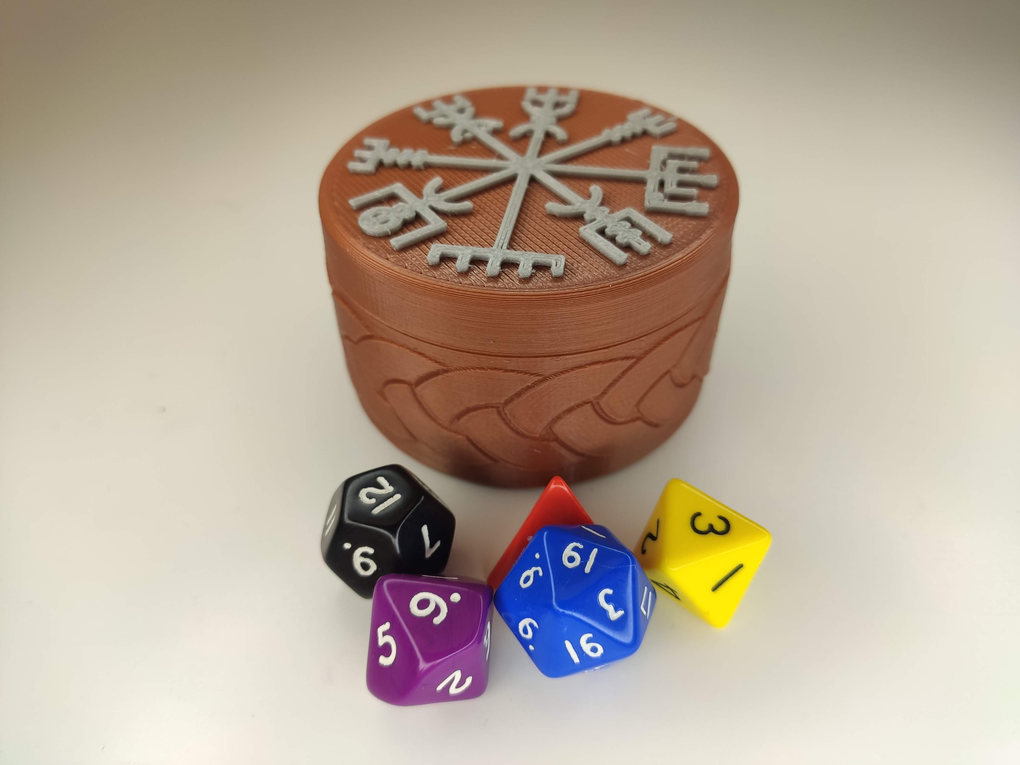 Runic Dice Box by Sevro | Download free STL model | Printables.com