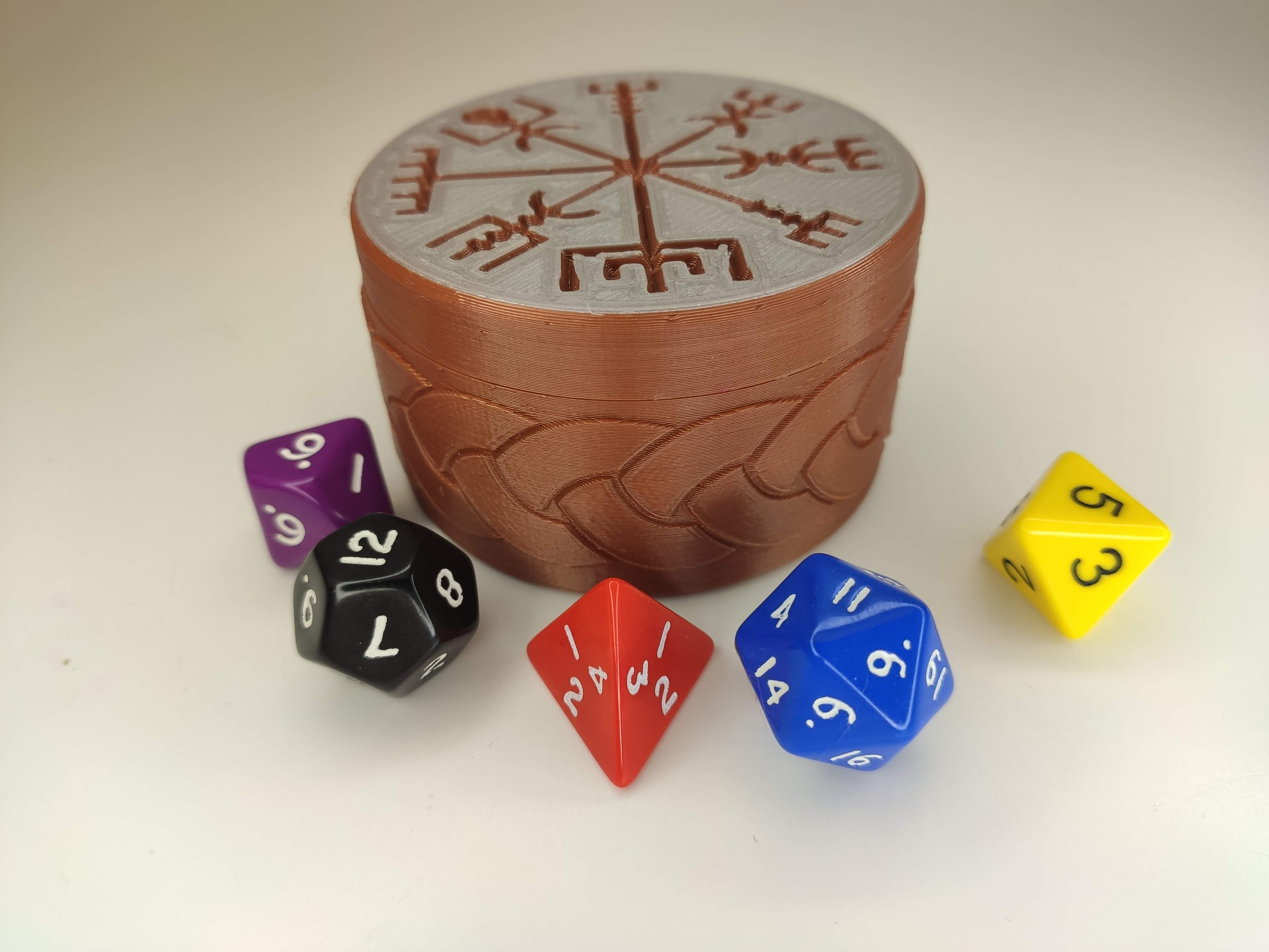 Runic Dice Box by Sevro | Download free STL model | Printables.com