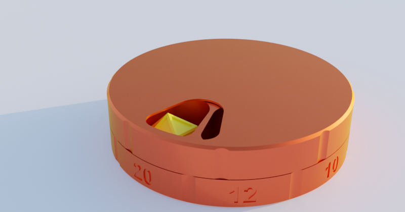 Rotating Dice Box by KNfLrPn | Download free STL model | Printables.com