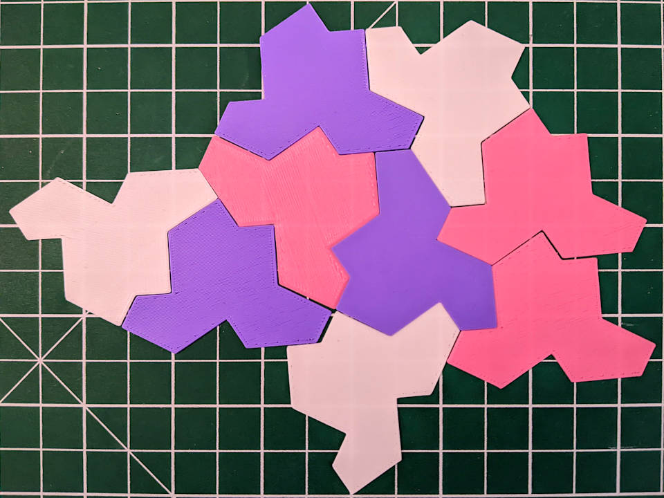 hat aperiodic monotile by scruss | Download free STL model | Printables.com